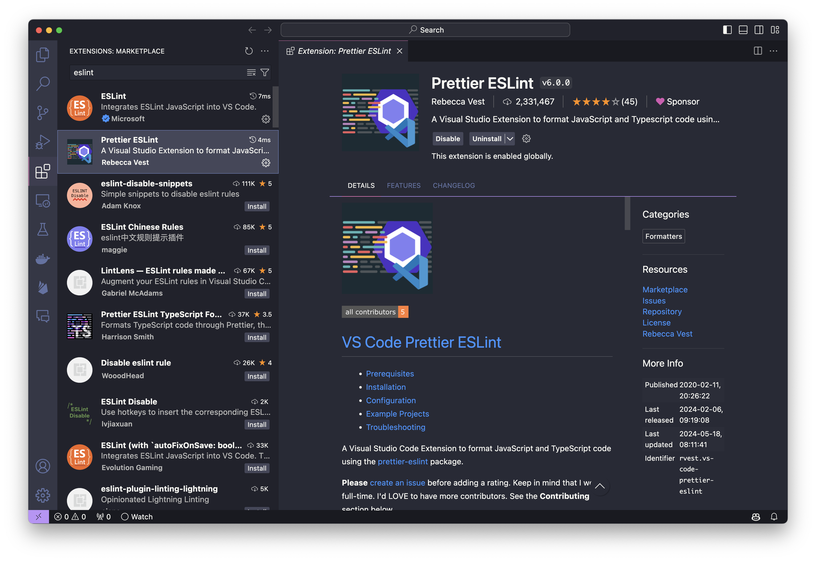 ICS 314 Fall 2025 | E24: Improve code quality using ESLint in VSCode