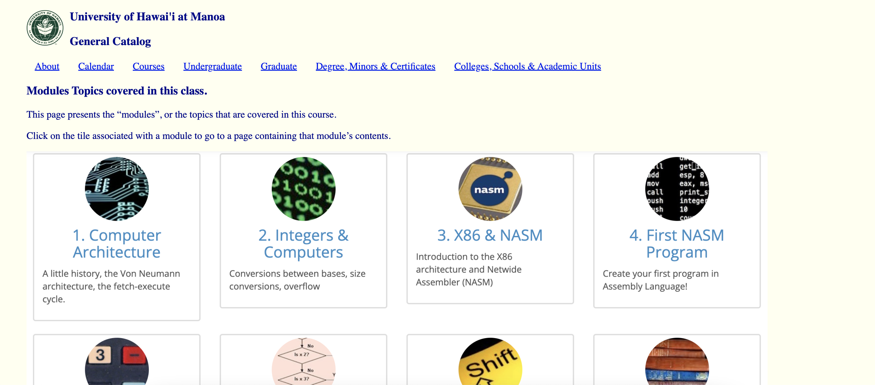 ICS 314, Spring 2023 | WOD: ICS Modules