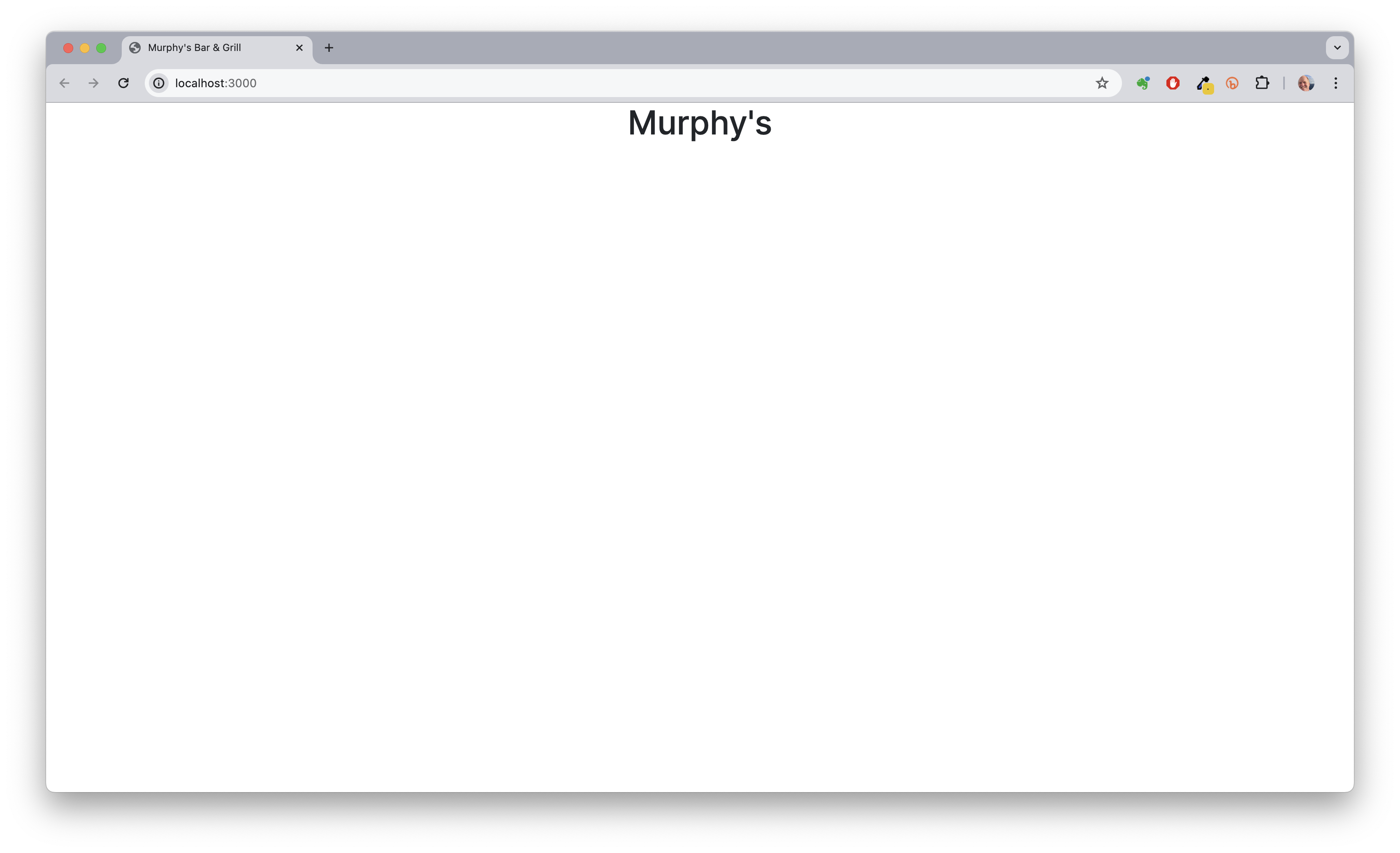 ICS 314 Spring 2025 | In class group WOD: Murphy's Bar and Grill (React ...