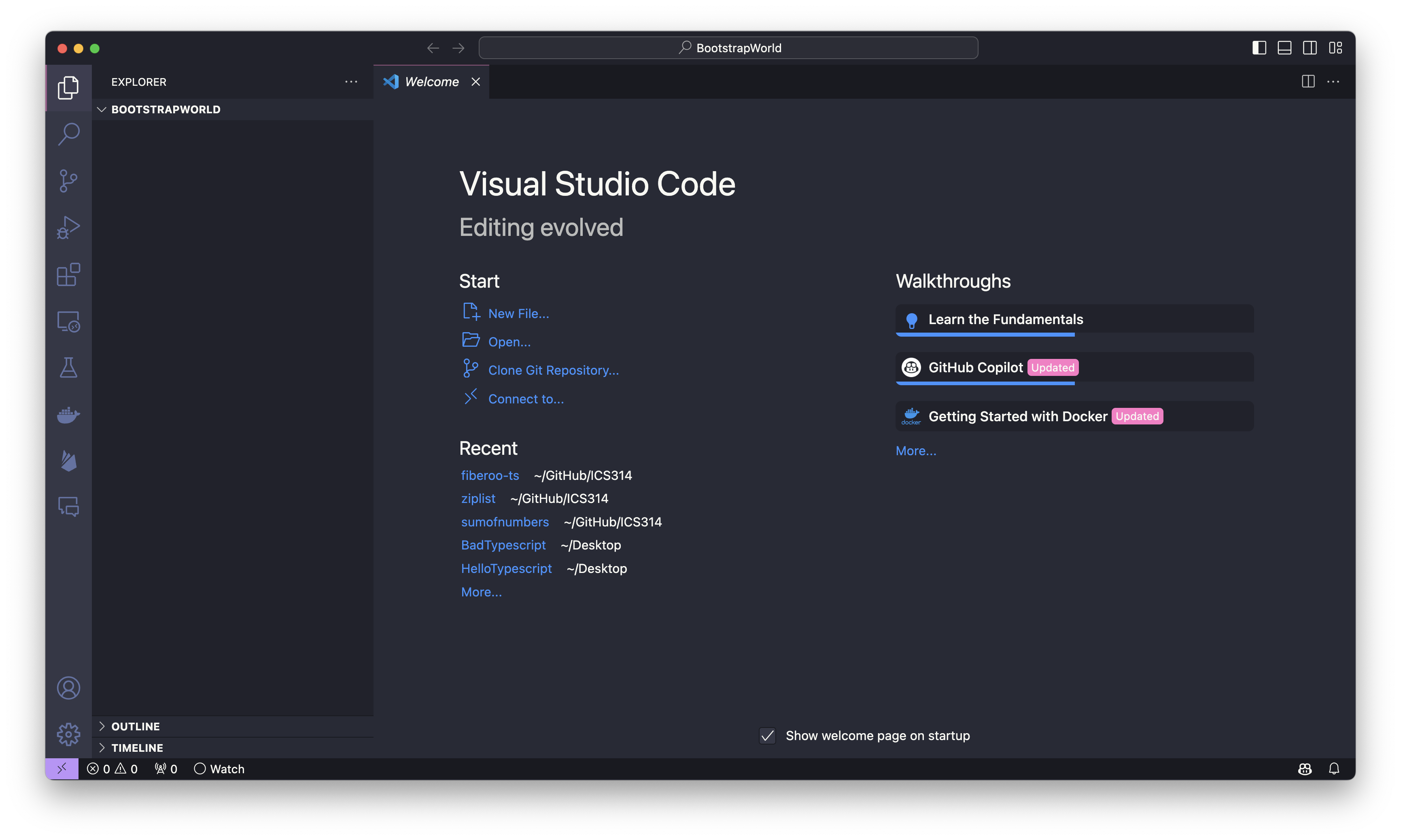 ICS 314 Spring 2025 | Bootstrap 5 Hello World