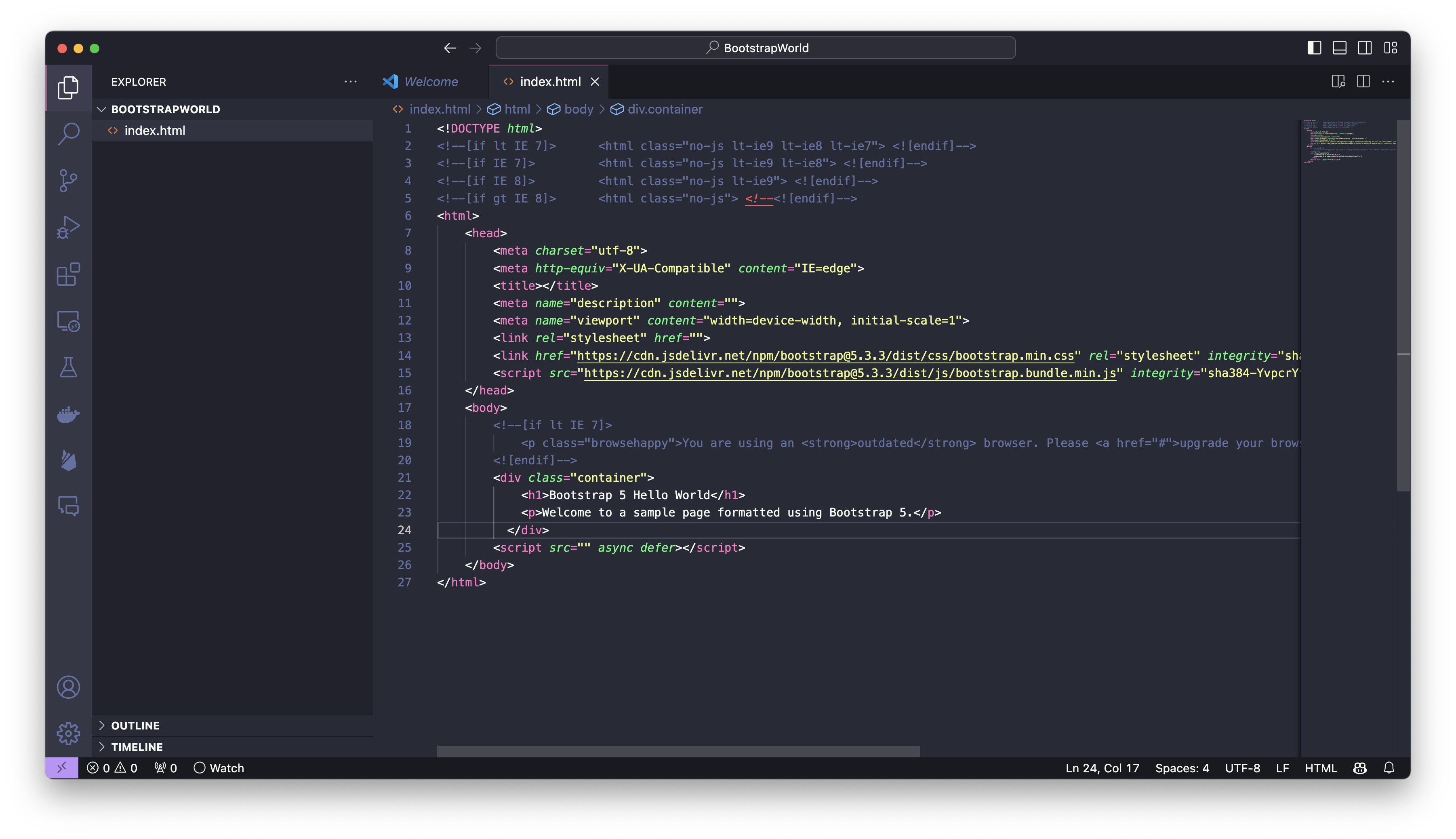 ICS 314 Spring 2025 | Bootstrap 5 Hello World