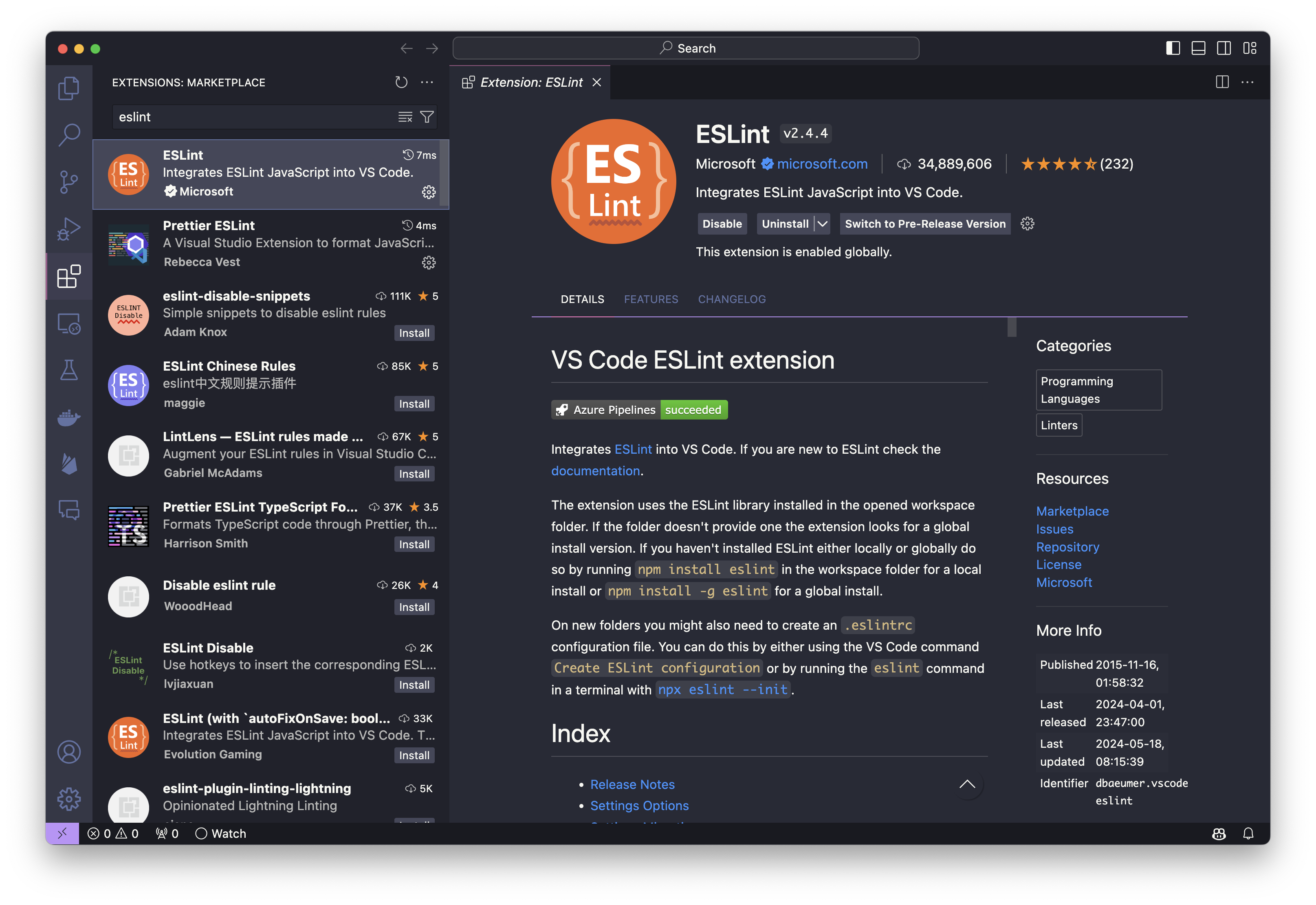 ICS 314 Summer 2025 | E24: Improve code quality using ESLint in VSCode